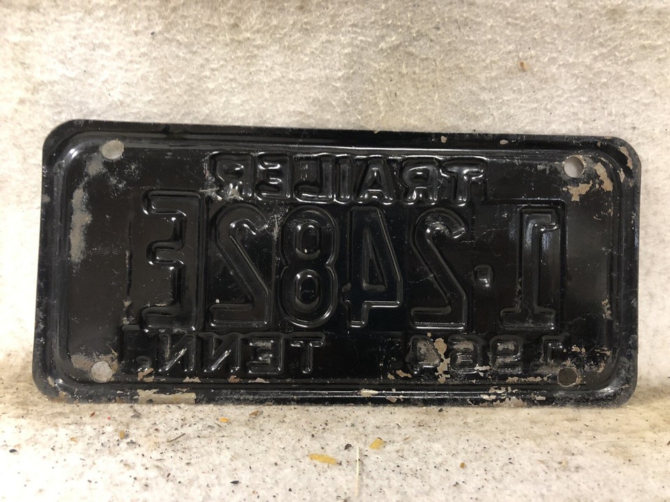 Vintage 1964 Tennessee Trailer License Plate | eBay
