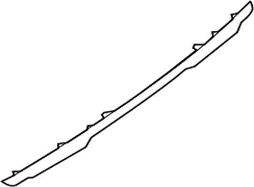 85072-6FL1A Nissan S mldg rr bmpr 850726FL1A, New Genuine OEM Part | eBay