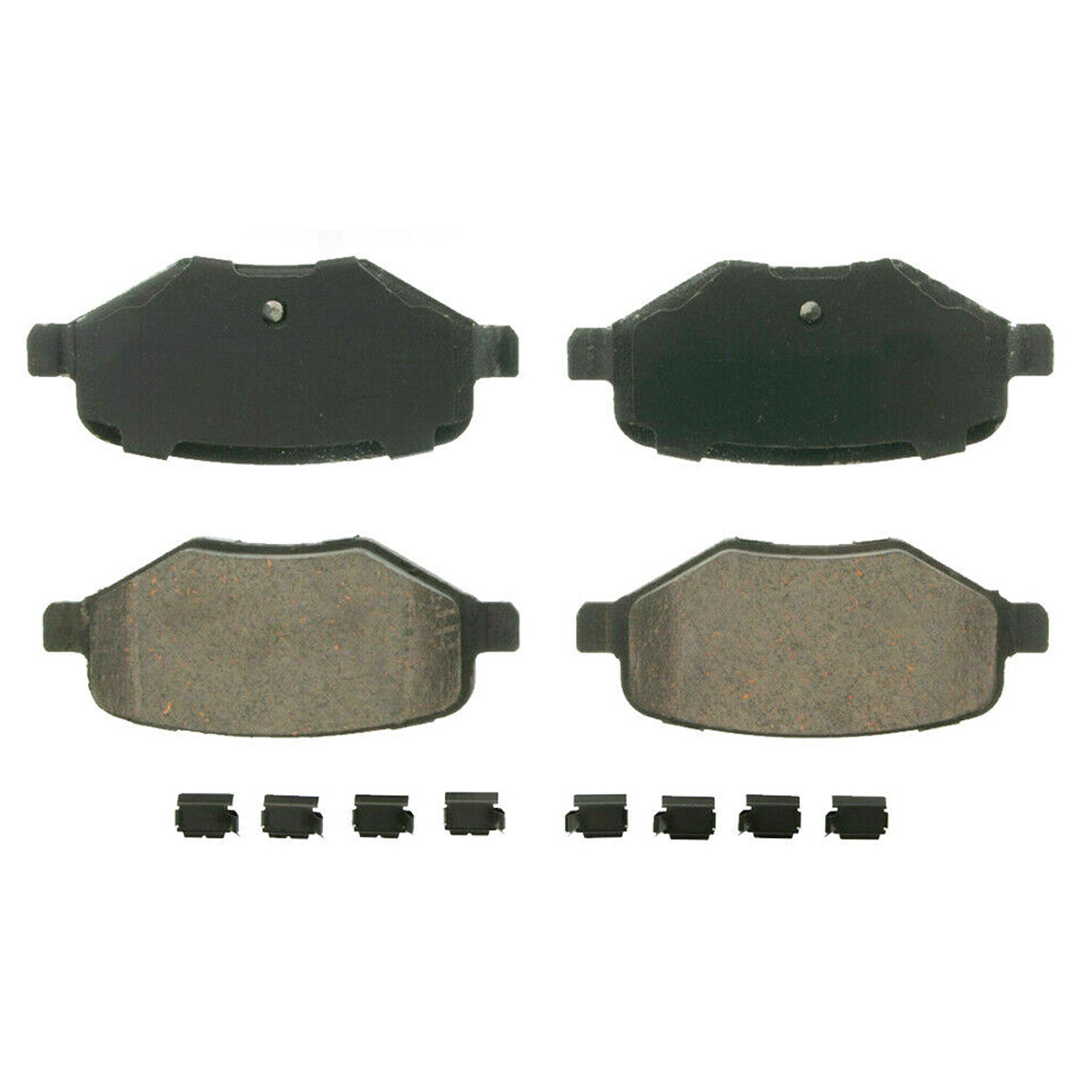 Front Rear Ceramic Brake Pads Kit for Ford Explorer Taurus Flex Lincoln ...