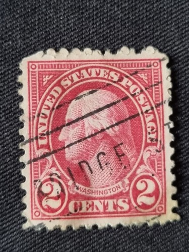 VINTAGE - George Washington Red 1923 - 2 Cent Stamp USED | eBay