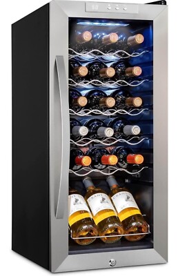 shmecke 18 bottle locking wine fridge 1.8 cu ft barely used | eBay