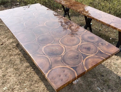 108" x 48" Wood And Epoxy Kitchen Dining Table Top Home Office Decor | eBay