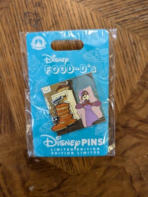 New! Disney Maid Marian Food-D Pin - Robin Hood - Food-D's - Limited ...