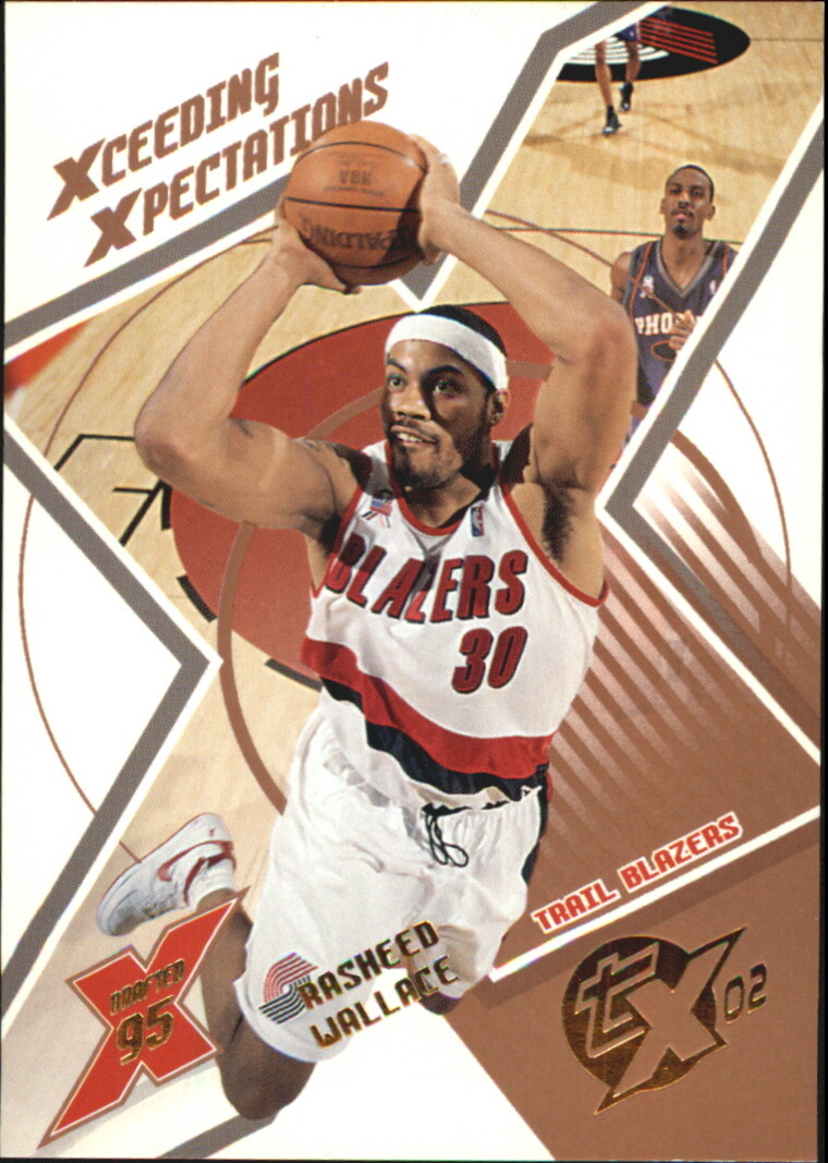 2002-03 Topps Xpectations Parallel Blazers Basketball Card #176 Rasheed ...