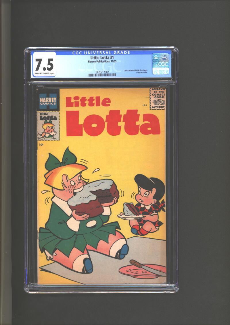 Little Lotta #1 CGC 7.5 Little Lotta & Richie Rich Begin. Little Dot Cover 1955 | eBay