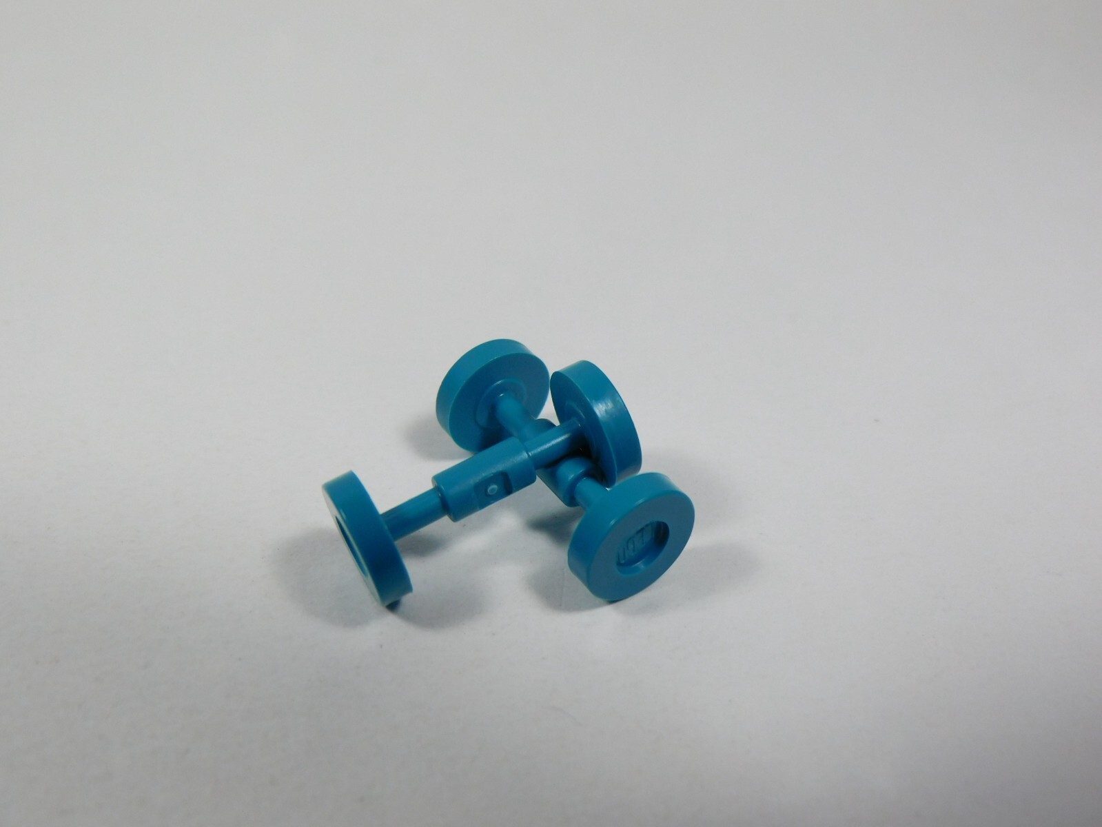 LEGO Lot of 2 Bright Bluish Green Skateboard Wheels Accessory Minifig ...