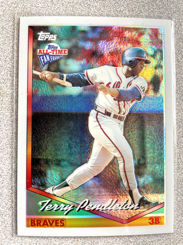 2003 Topps All-Time Fan Favorites Terry Pendleton Refractor Parallel ...