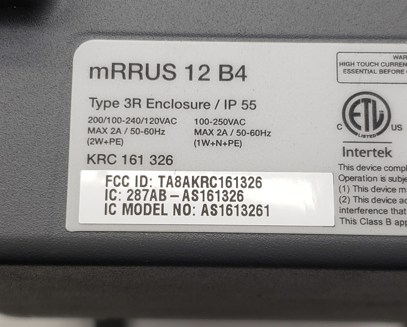 Ericsson KRC 161 326/1 KRC161326/1 mRRUS 12 B4 3R Enclosure Radio ...