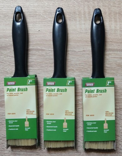 2 inch Paint Brush - 3 Pack - NEW - Krause & Becker - 100% Polyester ...