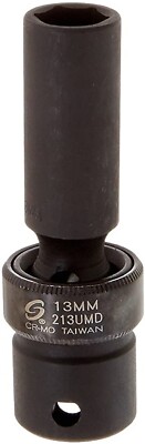 Sunex 213UMD 13mm 1/2" Drive 6 Point Universal Deep Impact Socket ...