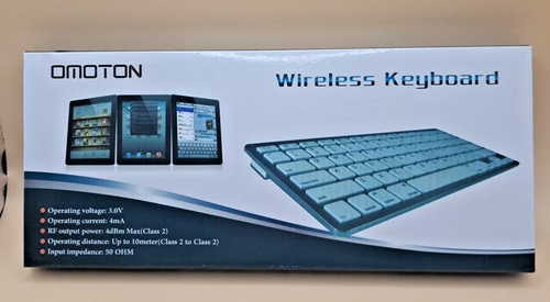 Omoton KB066 Bluetooth Wireless Keyboard for Android and iOS / Black | eBay