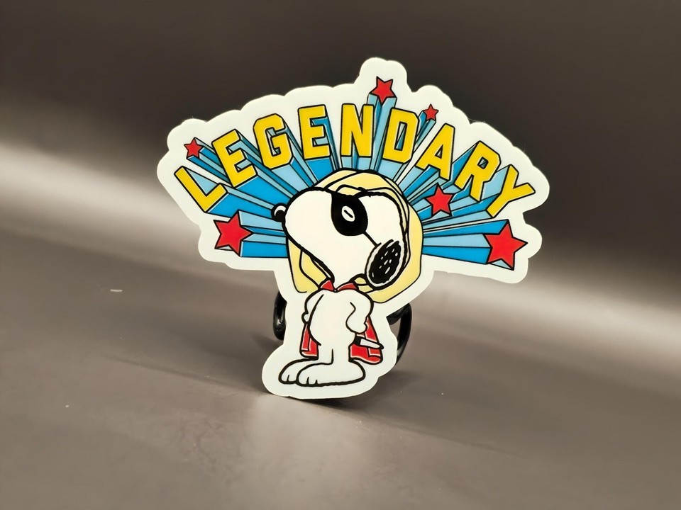 The Peanuts Vinyl Stickers Snoopy Charlie Brown Woodstock Lucy Cartoon ...
