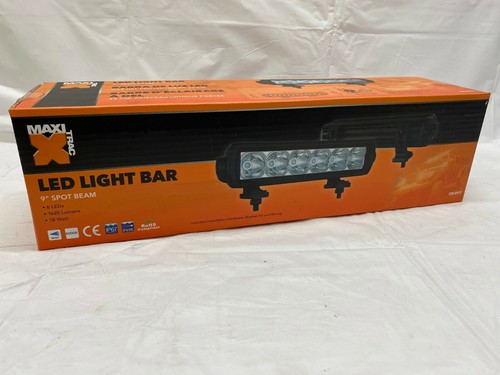 Maxi Trac LED Light Bar 9" Spot Beam 6 LEDs 6000K 735-0117 - NEW In Box ...