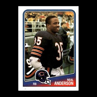 Neal Anderson 1988 Topps Rookie Chicago Bears #71 Nice Vintage Set! | eBay