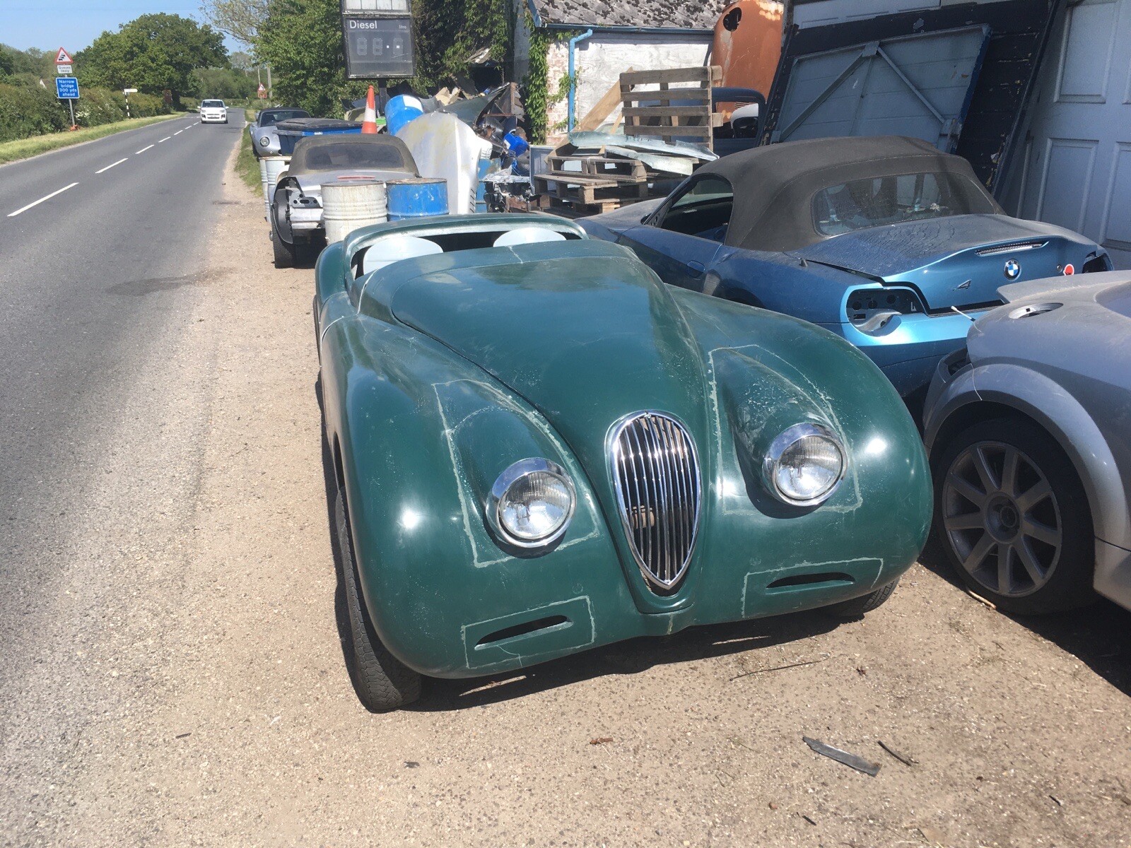 Jaguar xk Fibreglass Body Shell, Rebody, 50s Special. Kit Car | eBay