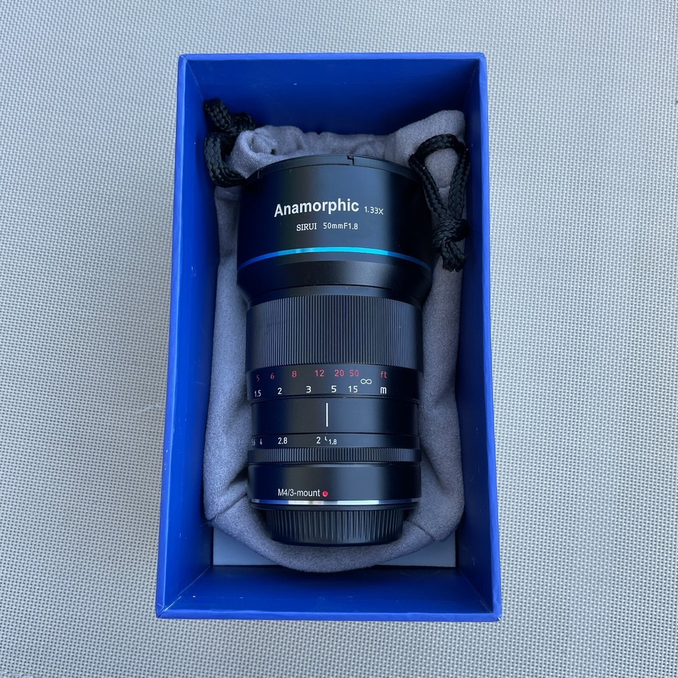 SIRUI 50MM F/1.8 ANAMORPHIC 1.33X for MICRO FOUR-THIRDS CAMERAS [OPEN ...