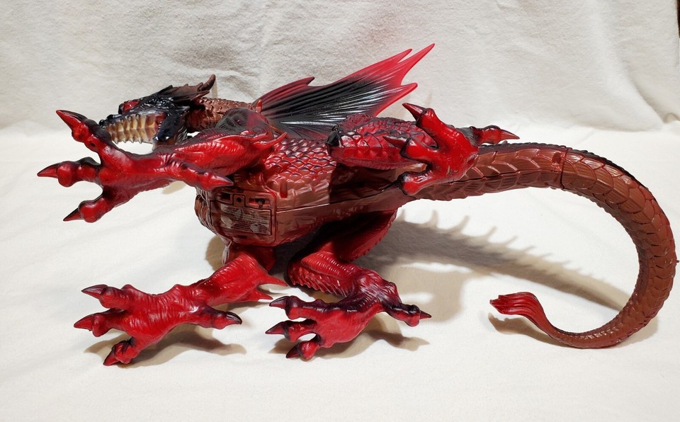 Red Fire Dragon LED Lighted Dungeons & Dragons Magic Halloween Home ...