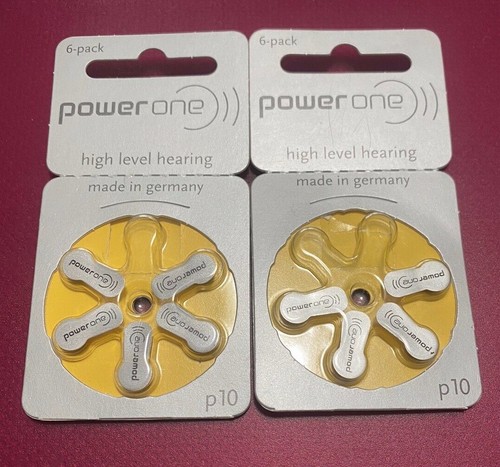 PowerOne Power One Size 10 Hearing Aid Batteries 9 Open Box ...