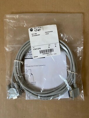 Allen Bradley 1747-CP3 SLC 500 Programmer Cable | eBay
