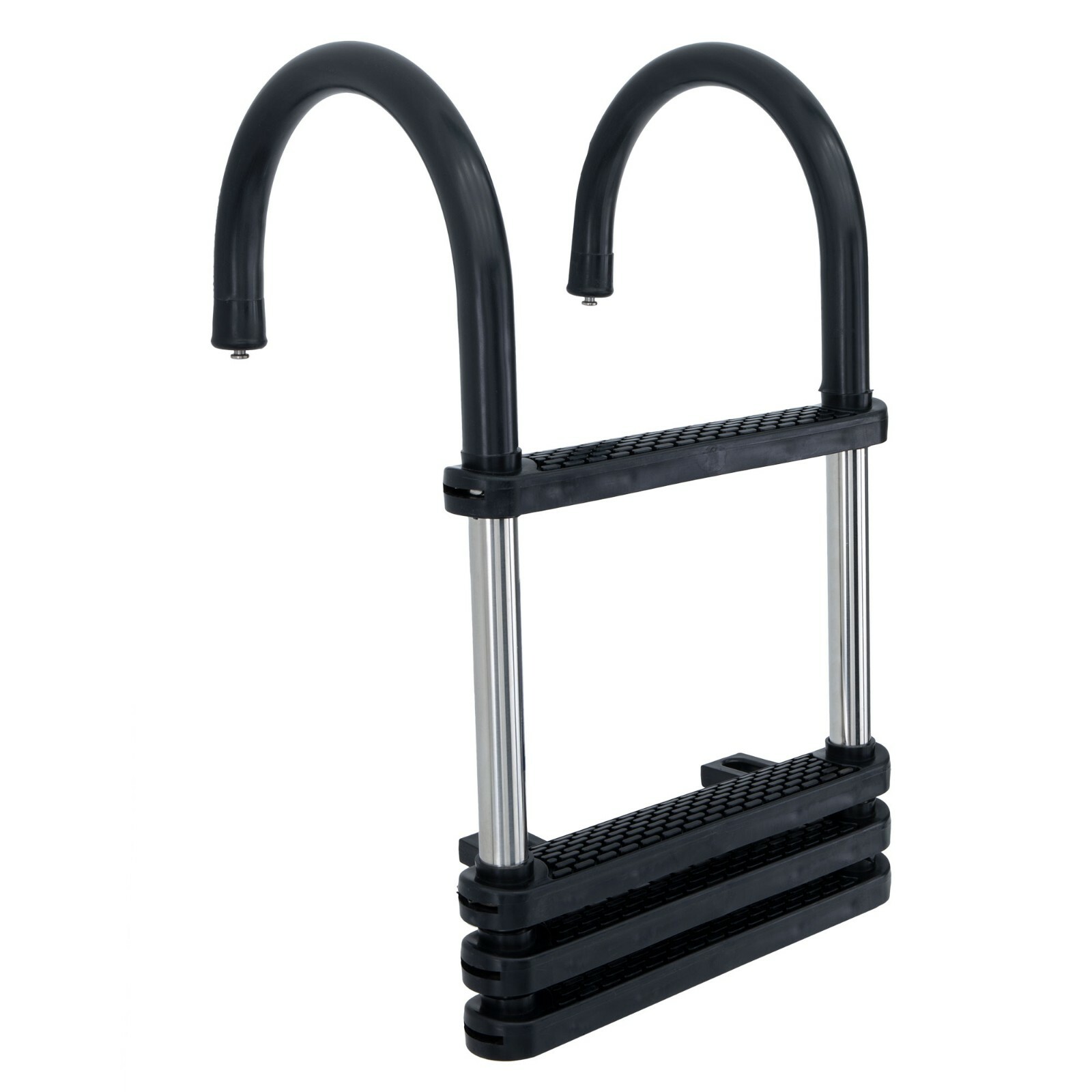 Pontoon Boat Heavy Duty 4 Step Removable Telescoping Boarding Ladder ...