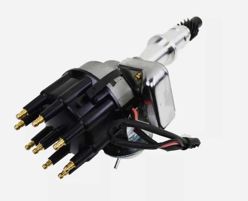 Chevy 283-350 BBC 396-454 RTR Electronic Distributor Black D33141BK | eBay