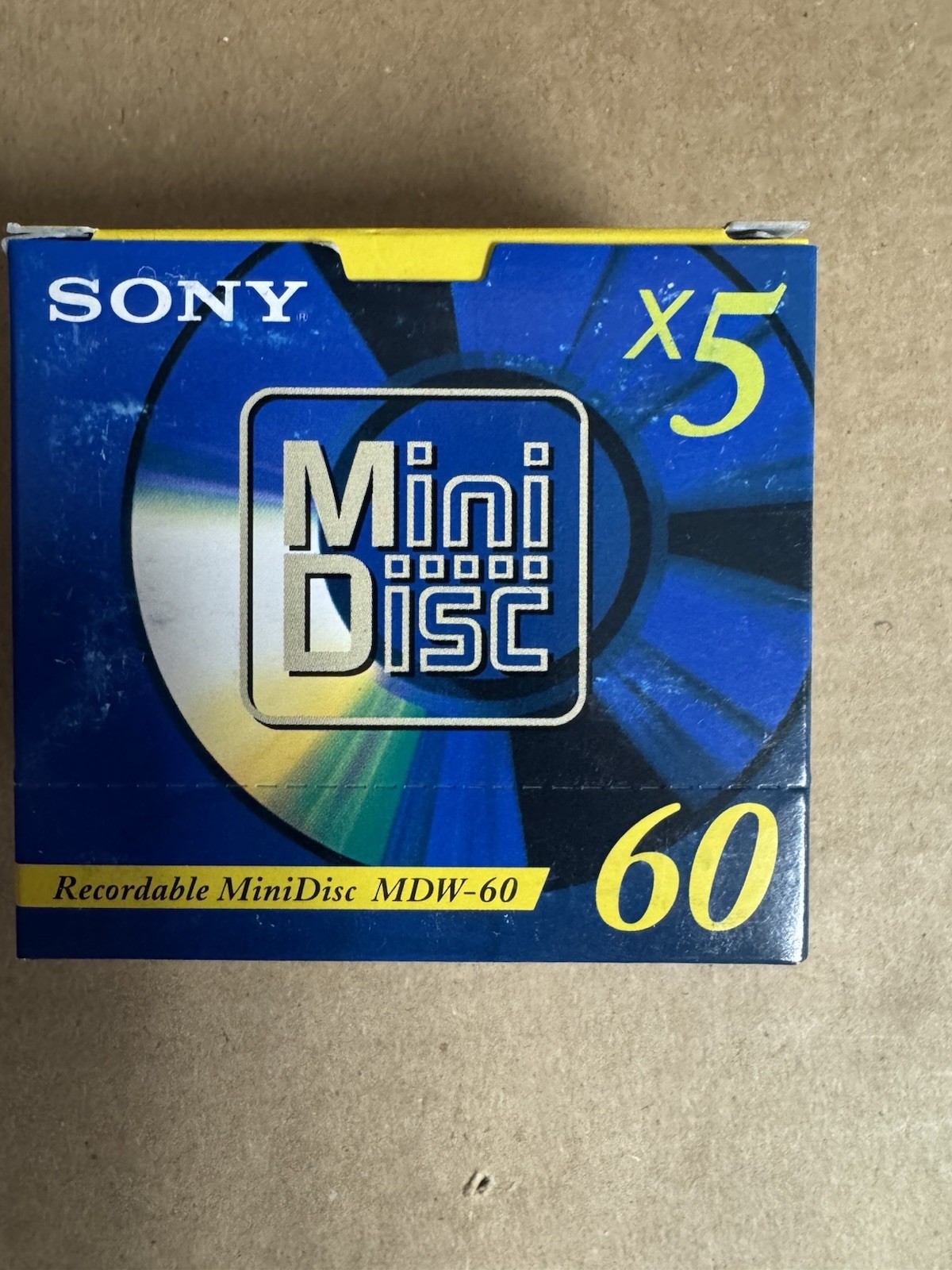 Lot Of 5 Sony Mini Disc Minidiscs MDW-60 SEALED (30d) | eBay
