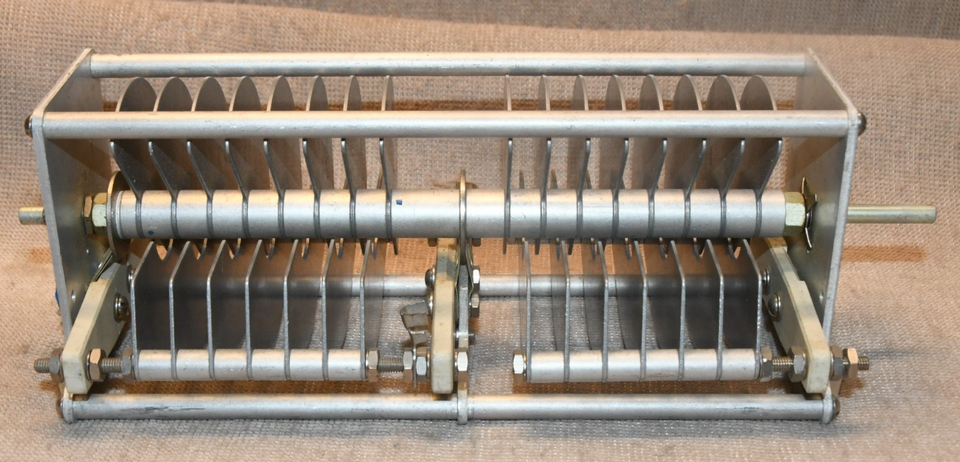 E.F. Johnson Dual Section 34-110pF Air Variable Capacitor 7Kv 0.175 ...