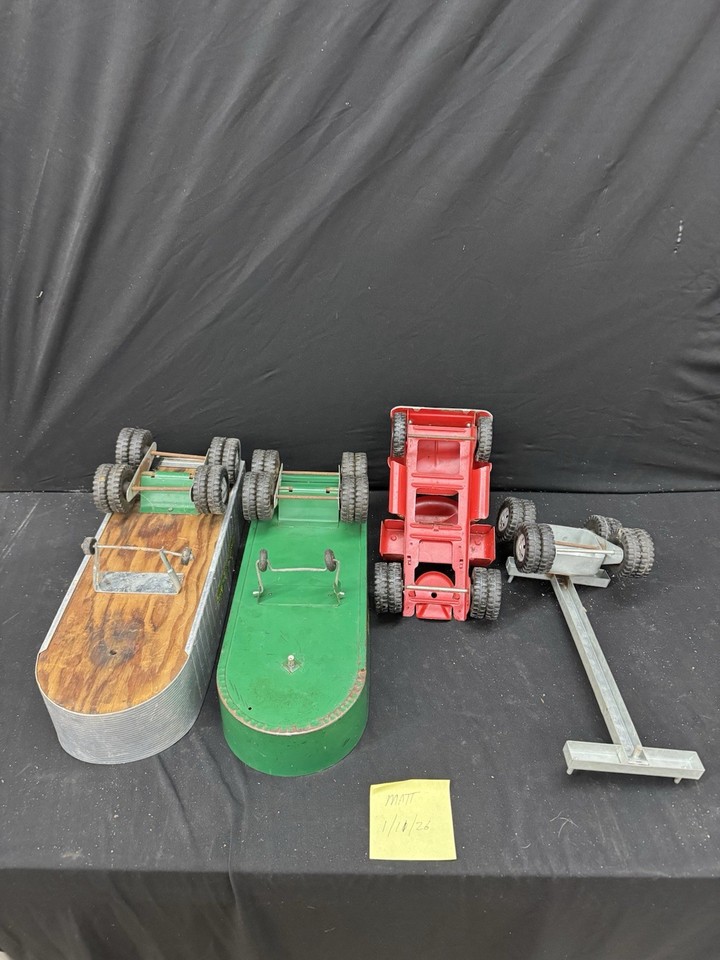 Vintage Tonka Truck and Trailers Pressed Steel | eBay