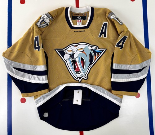 Authentic Koho Nashville Predators Mustard Cat Vintage NHL Hockey ...