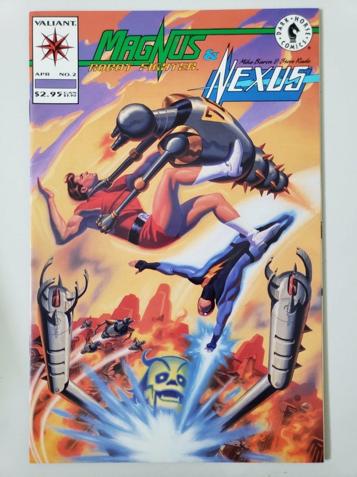 MAGNUS ROBOT FIGHTER / NEXUS #1 & 2 (1993) FULL COMPLETE SERIES! STEVE ...
