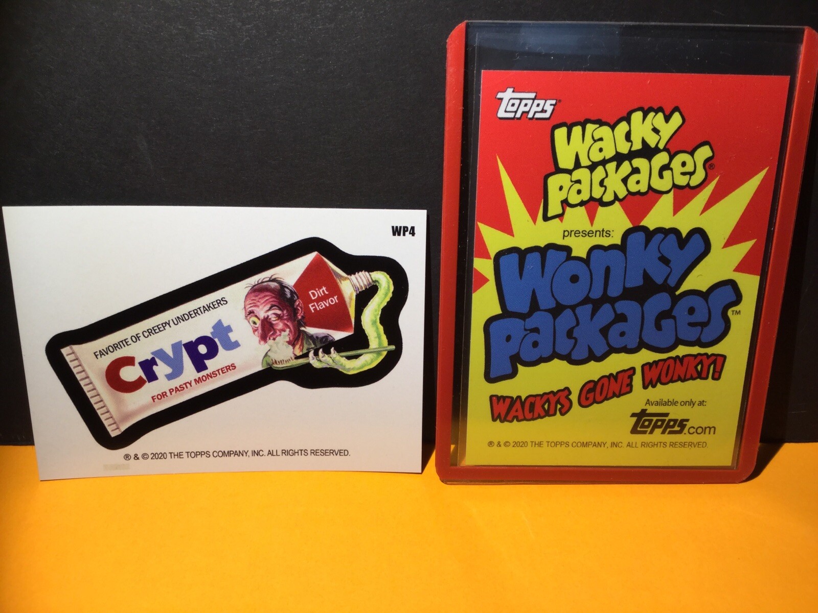 2020 Wacky Packages All New Series July Week 4 CRYPT Wonky Wp4 Rare ...