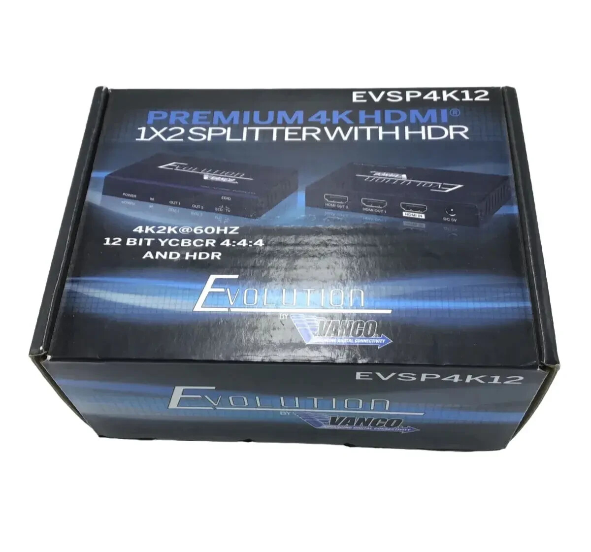 Evolution by Vanco EVSP4K12 Premium 4K HDMI 1x2 Splitter with HDR | eBay