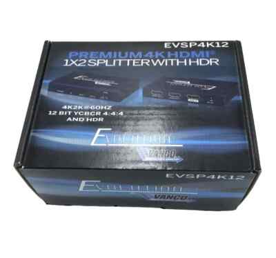 Evolution by Vanco EVSP4K12 Premium 4K HDMI 1x2 Splitter with HDR | eBay
