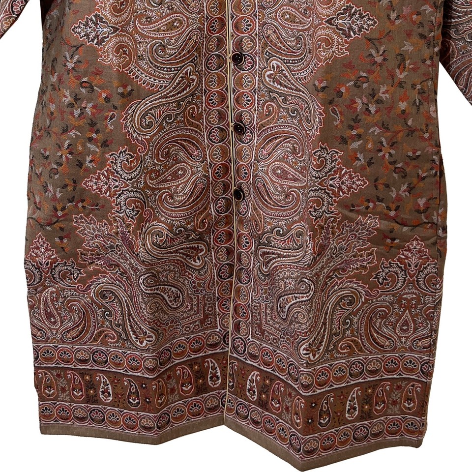Luxurious Beautiful Handmade Pashmina Wool Embroidered Unisex Cashmere ...