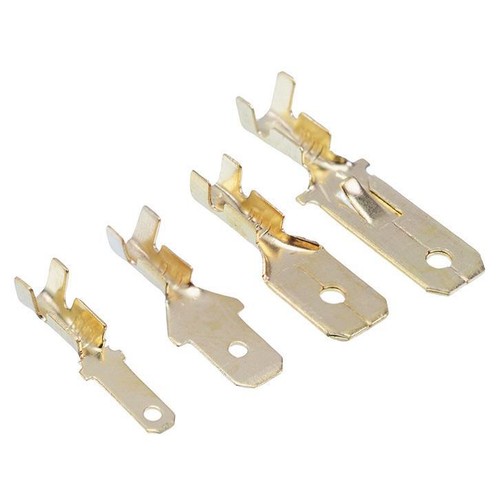 Non Insulated Male Spade Crimp Terminal Connectors 2.8mm 4.8mm 6.3mm | eBay UK