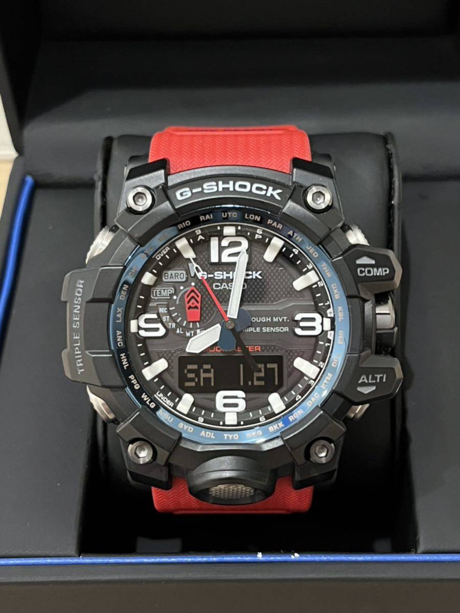 CASIO G-SHOCK MUDMASTER GWG-1000RD-4AJF MASTER OF G RESCUE RED Solar ...