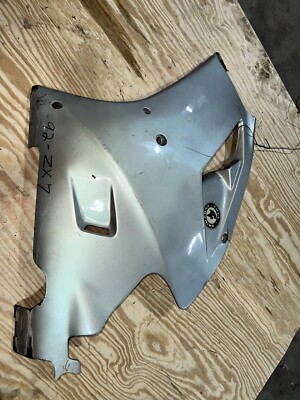 91 92 ZX7 ZX750 ZX7R Ninja Left Side Cover Fairing Panel PLASTIC OEM ...
