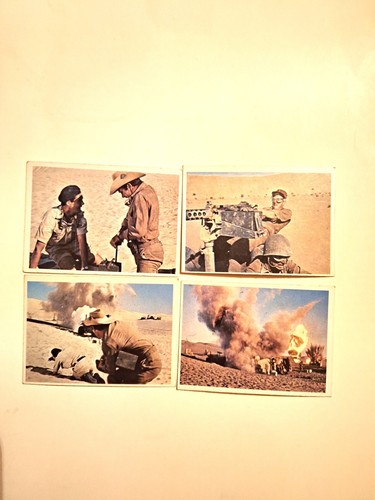 1966 Topps trading cards Rat Patrol, Vintage Lot of 4 cards | eBay