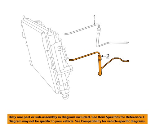 CHRYSLER OEM 11-14 200 Avenger Cooling Trans Oil Cooler-Return Hose ...