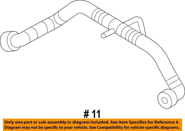 PORSCHE OEM 11-17 Cayenne 4.8L-V8 Emission-Vent Hose 94810724560 | eBay