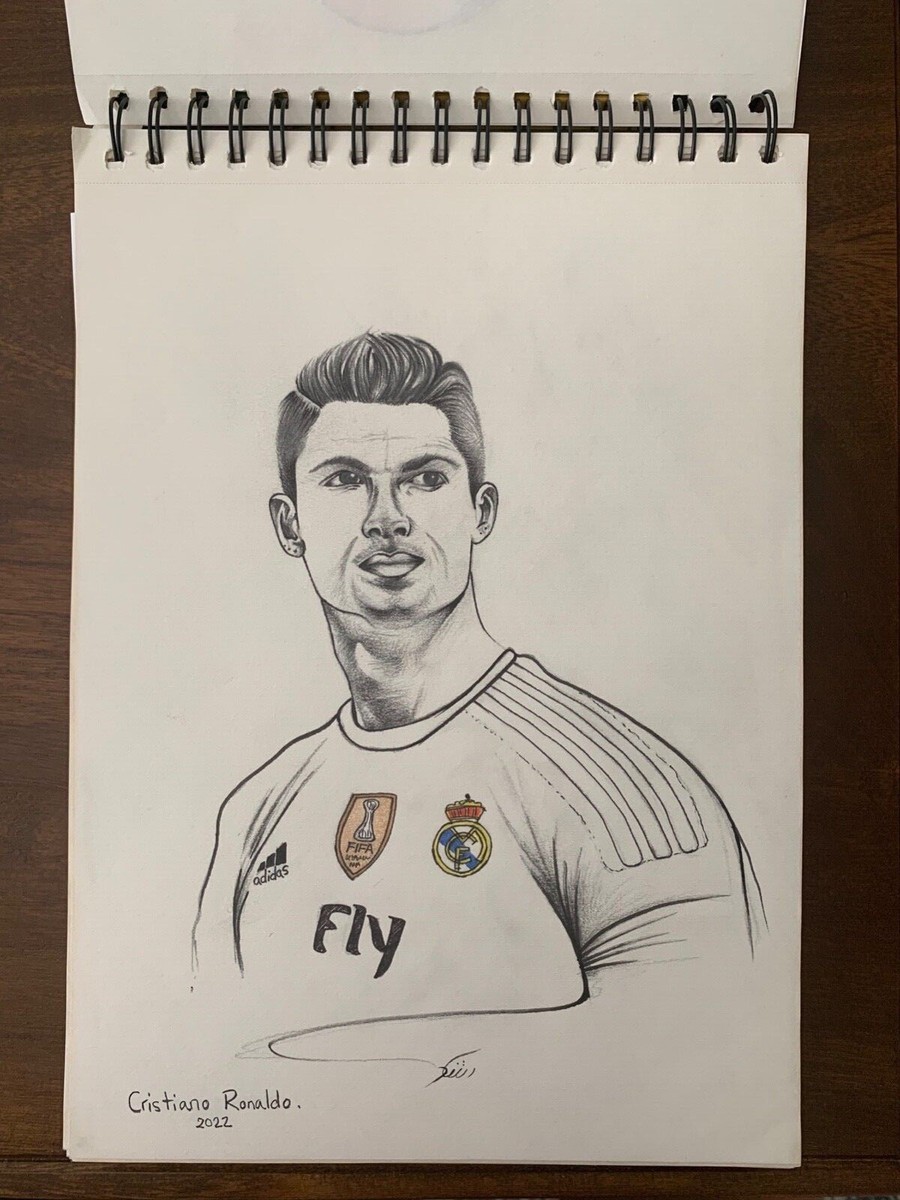 Soccer Pencil Drawing