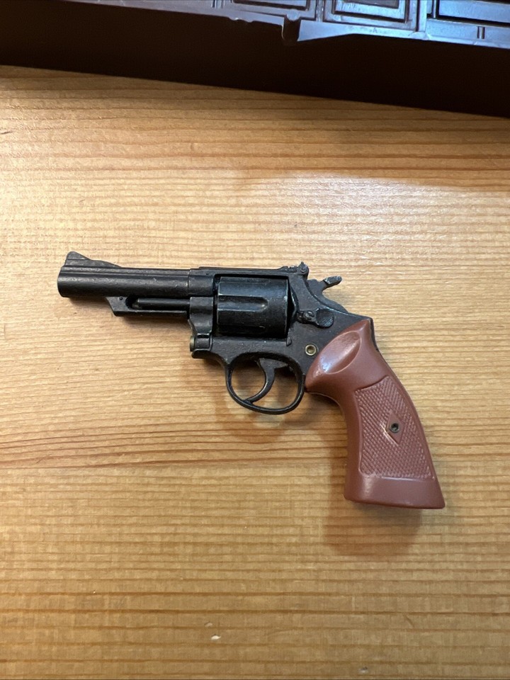 Vintage MARX The .357 Magnum Revolver Pistol Replica Toy 3” With Case ...