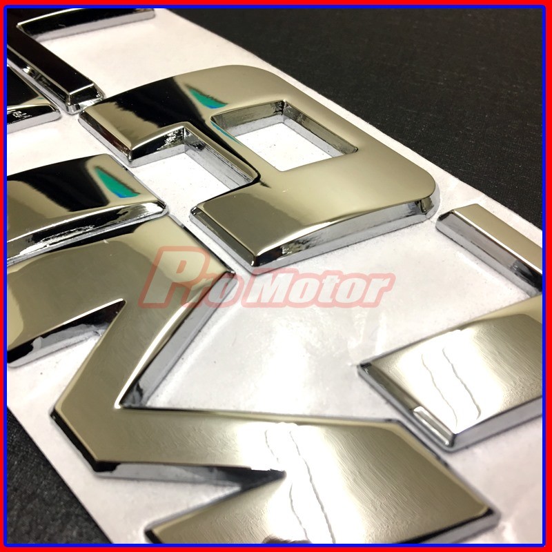 Chrome Platinum Letter F150 F250 Hood Trunk Bedside Nameplate Emblem ...