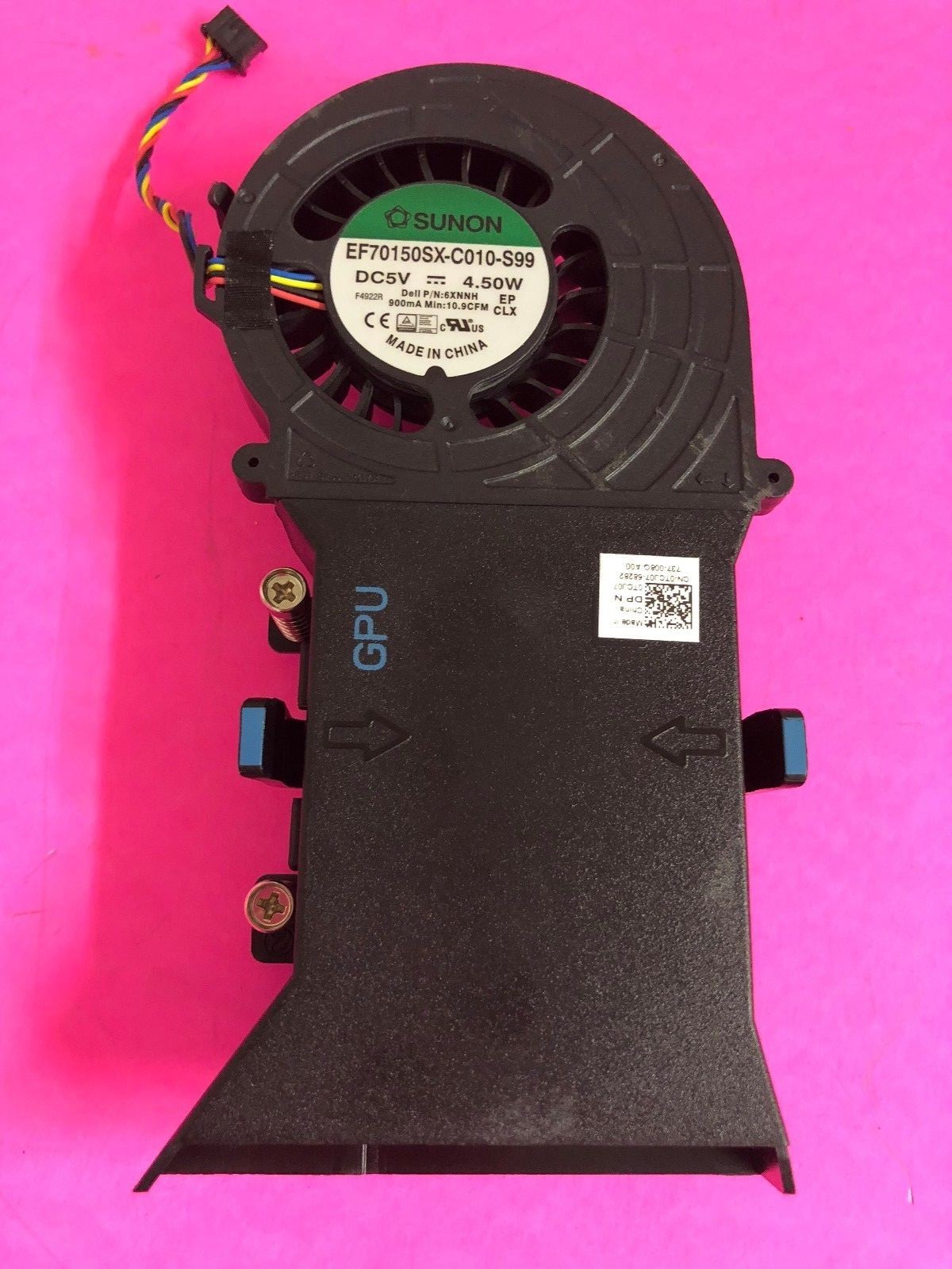 Dell Alienware Alpha D07U GPU Cooling Fan TCJ07 0TCJ07 06XNNH 6XNNH for ...