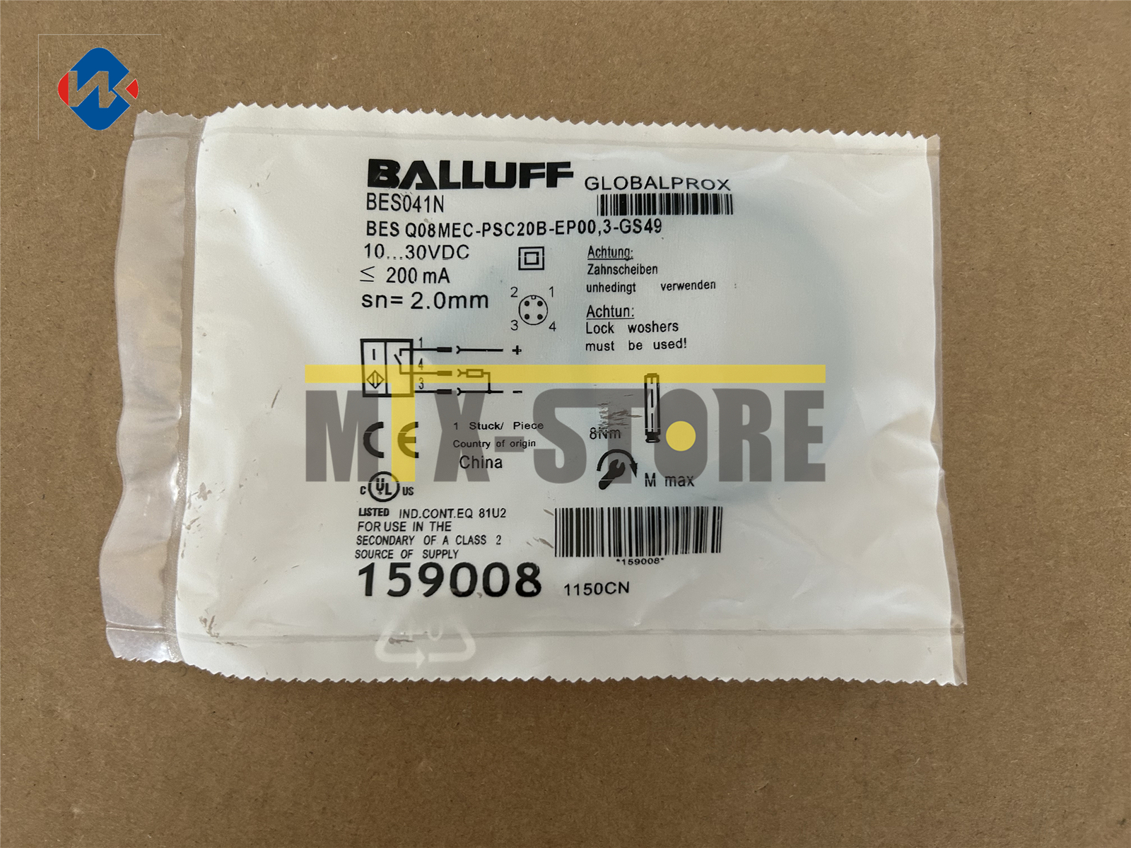 1pcs New BALLUFF BES Q08MEC-PSC20B-EP00,3-GS49 ,BES041N BESQ08MEC ...