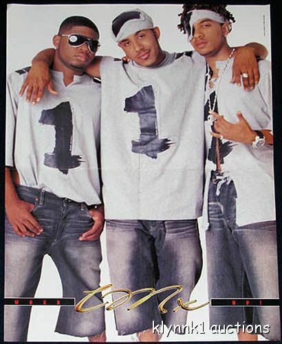 IMX Marques Houston 3 Posters Centerfold Lot 1085A Mario Lil J Nelly St ...