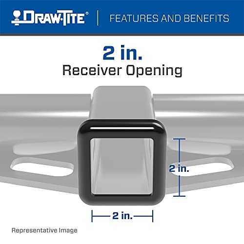 Draw-Tite 75237 - Class 3 Max-Frame™ Round Trailer Hitch with 2 ...