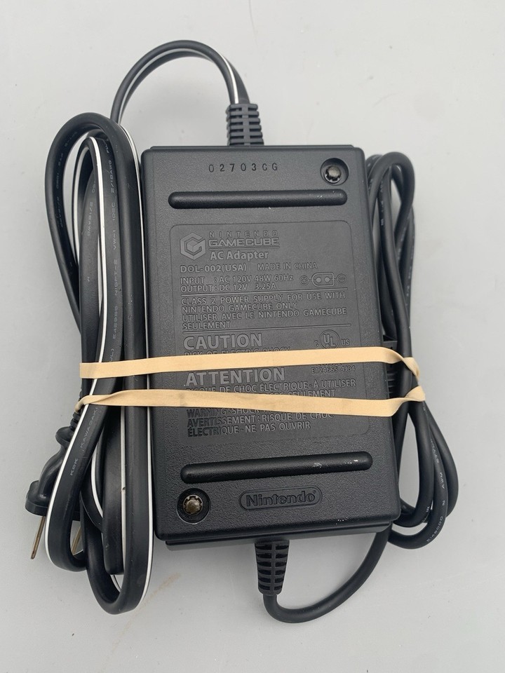 Official OEM Nintendo Gamecube Power Supply DOL-002 (USA) AC Adaptor ...