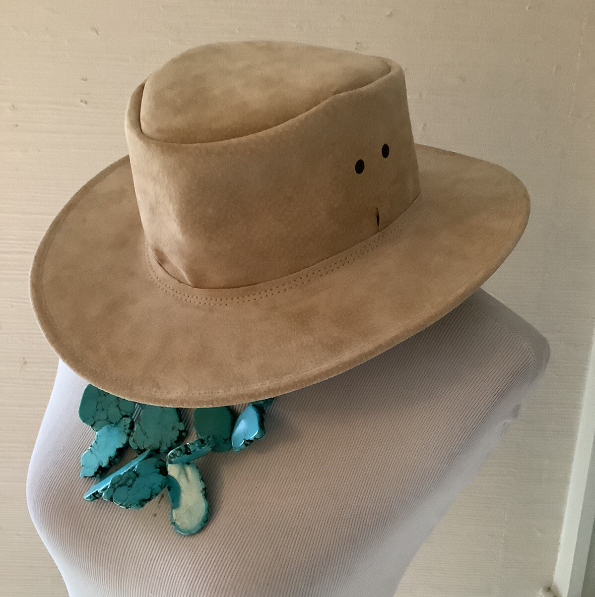 Jacaru Finest Suede Leather Hat Size Medium Style Jillaroo | eBay