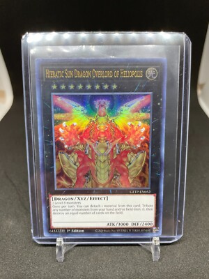 YU-GI-OH GFTP-EN052 HIERATIC SUN DRAGON OVERLORD OF HELIOPOLIS 1ST ...
